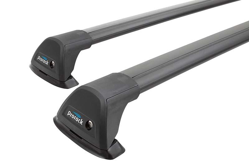 Aero Flush Bar Black 100 and 105cm Pair | Prorack NZ